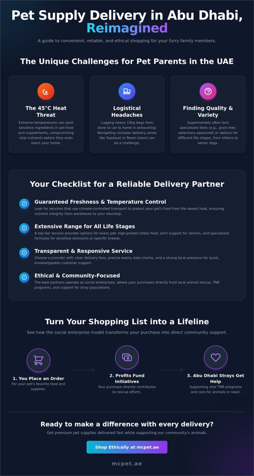 Pet Supplies Delivery Abu Dhabi: Your 2026 Guide to Ethical Shopping